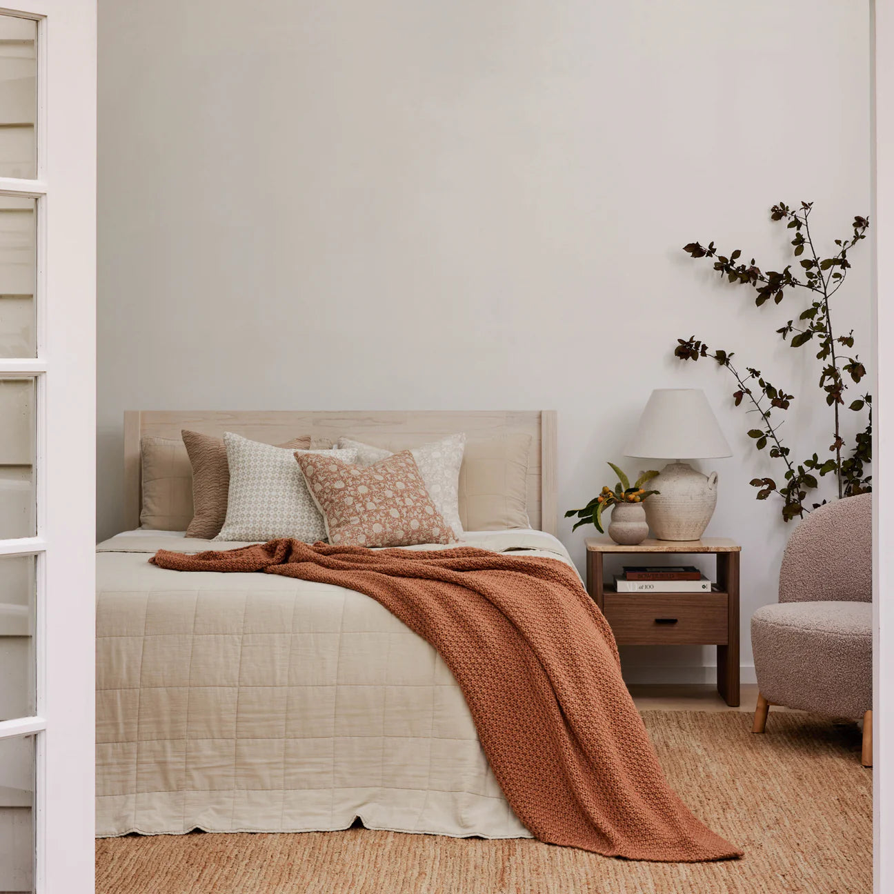 Chunky Knit Throw | Clay – unearthedhomewares